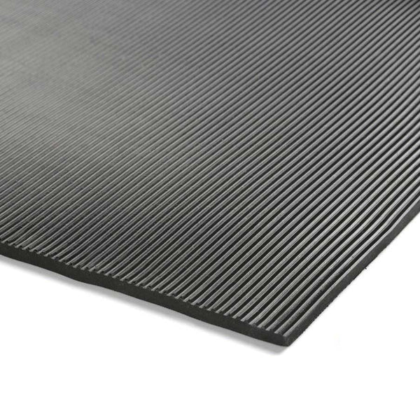 Non Slip – Ribbed Rubber Flooring – Tuda Van Lining